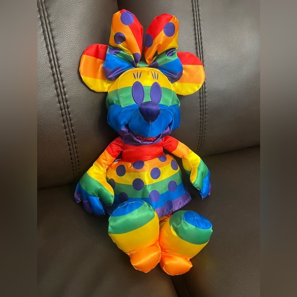 Disney | Toys | Minnie Mouse Rainbow Stuff Animal Disney Parks Rainbow ...